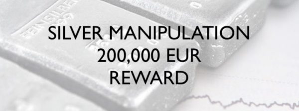 072/18 Silver Manipulation - 200,000 EUR Reward, July 31st 2018 ...
